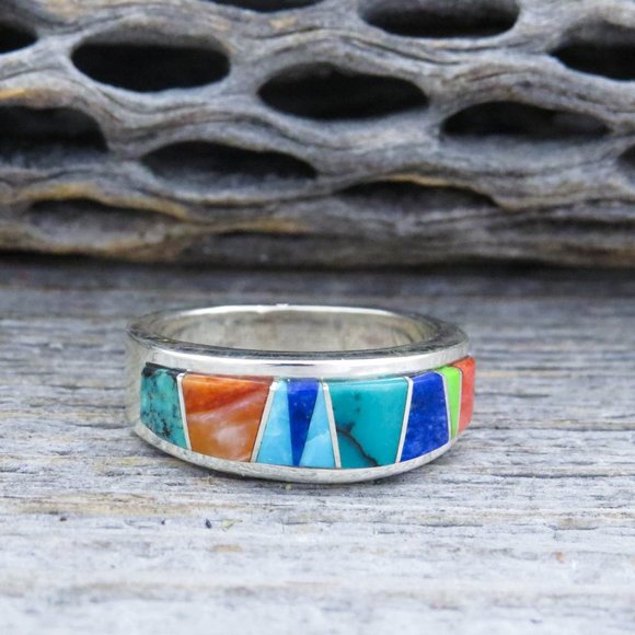 Native American | Accessories | Native American Turquoise Lapis Multi ...
